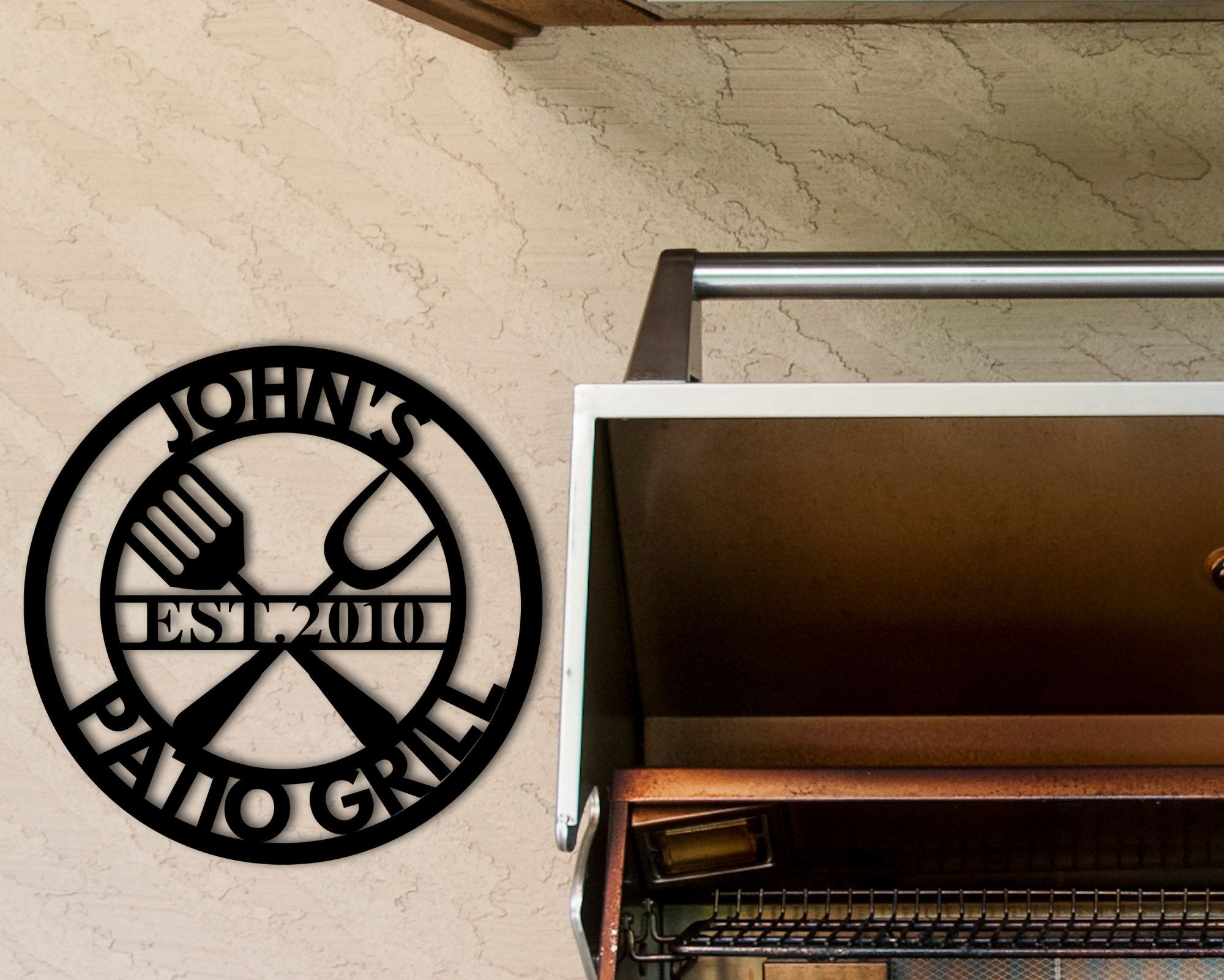 Personalized Metal BBQ Sign Outdoor Sign BBQ Grill Sign - Etsy