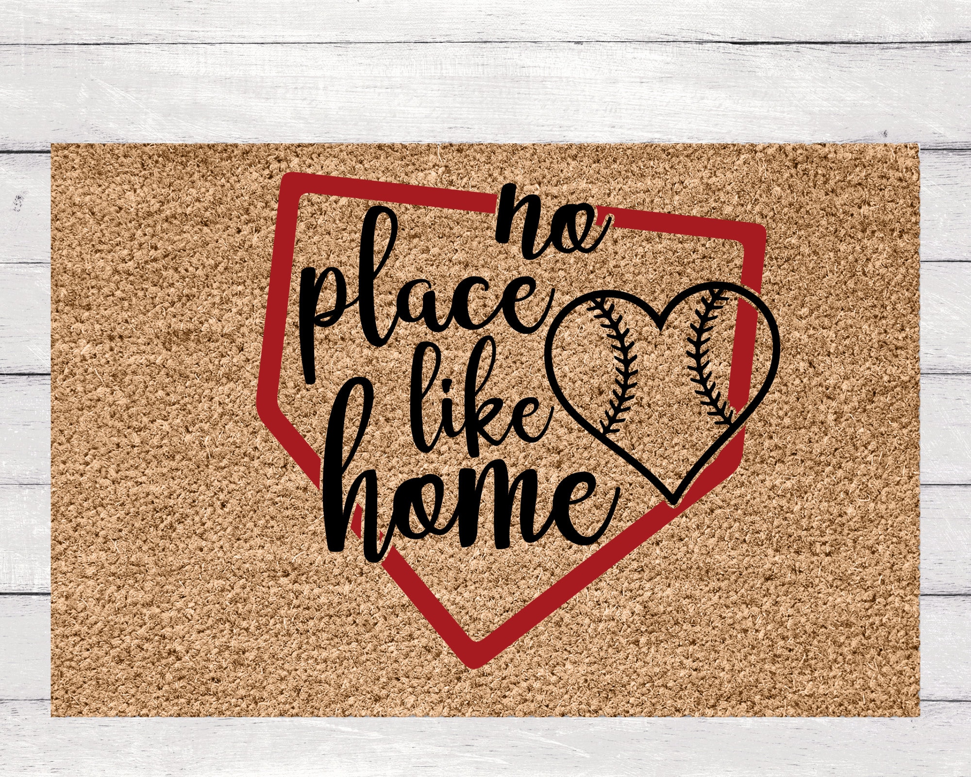 Baseball Themed Home Sweet Home Baseball Doormat Cute - Etsy