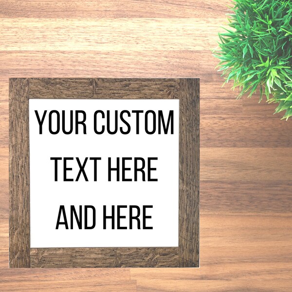 Mini Sign - Etsy