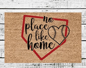 Baseball Door Mat - Etsy