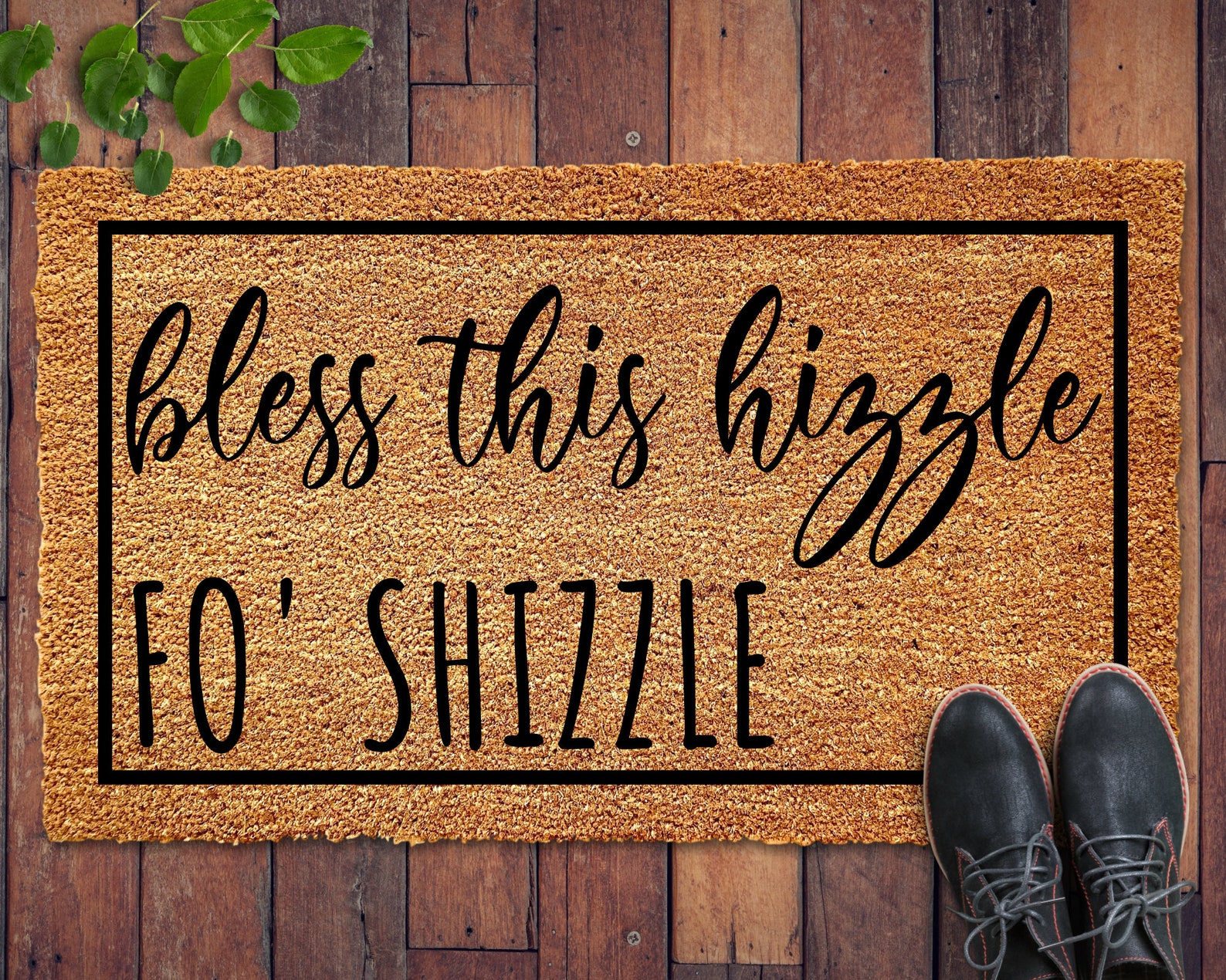 Bless This Hizzle Fo'shizzle Funny Doormat Funny Welcome - Etsy