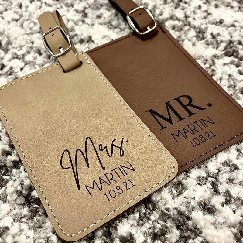 Wedding Luggage Tags - Etsy
