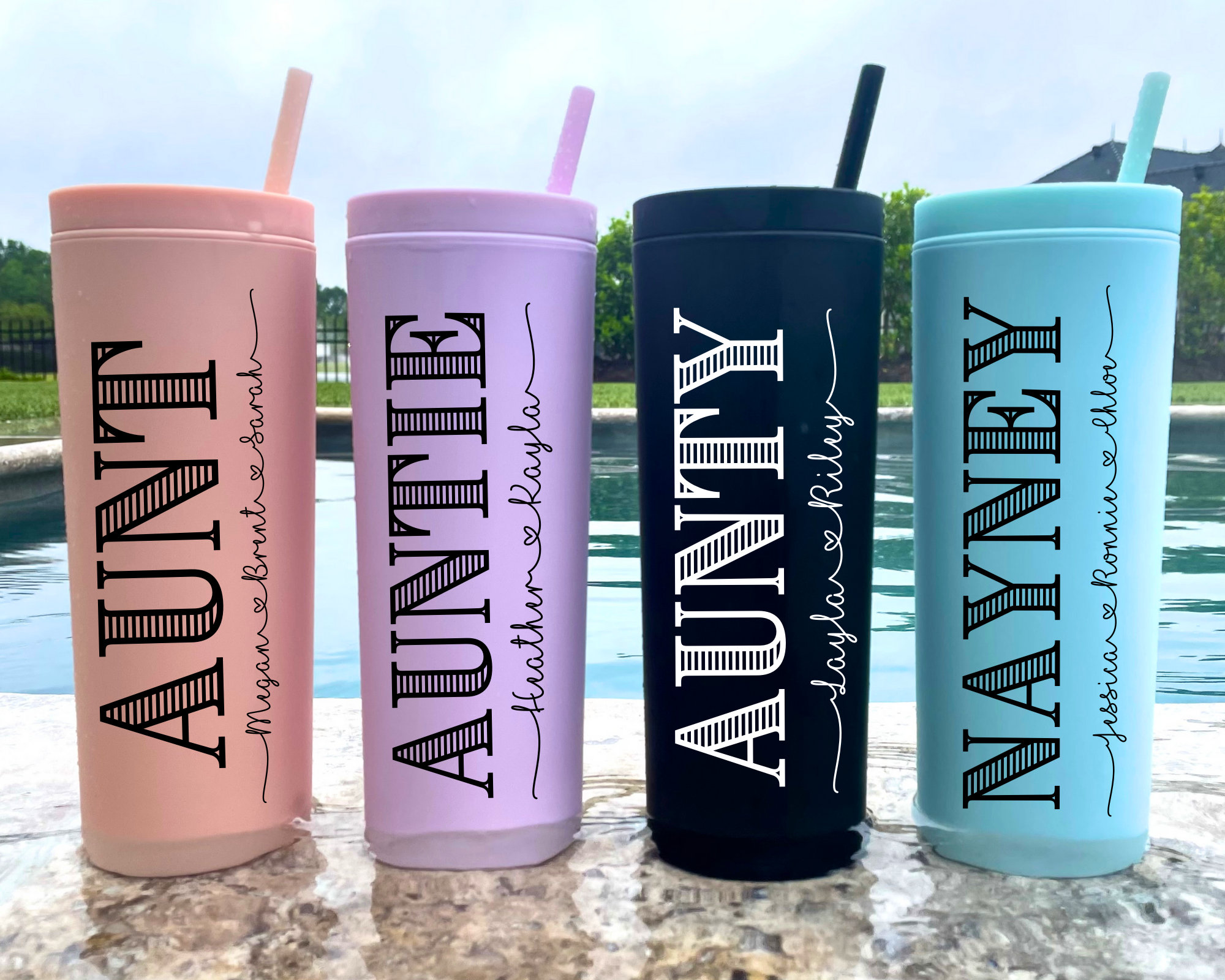 Personalized Aunt Gifts From Niece and Nephew, Auntie Gifts, Best Aunt ...