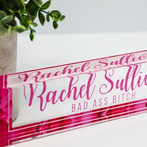 Custom Desk Sign, Office Decor, Executive Gift, Professional Name Plate ...