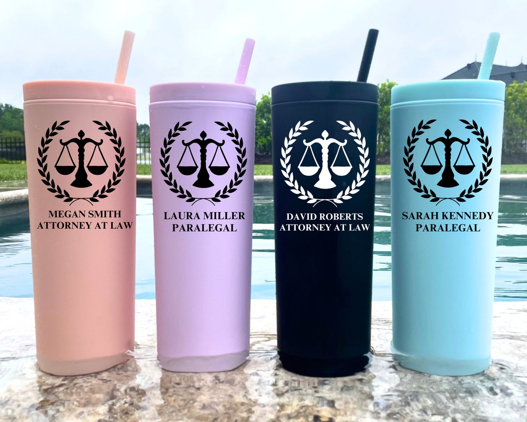 Personalized Lawyer Tumber, Attorney Gift, Attorney at Law Gift for ...