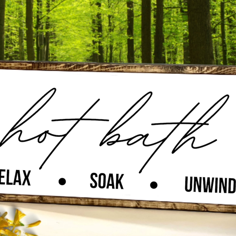 Soak Sign - Etsy