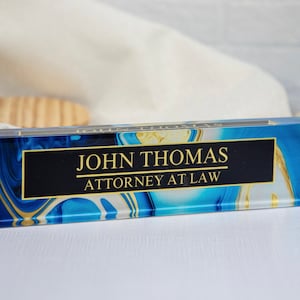 Personalized Name Plate for Desk, Custom Office Decor, Name Plate Sign ...