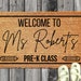 Custom Doormat for Classroom Doormat Teacher Gifts Personalized Teacher ...
