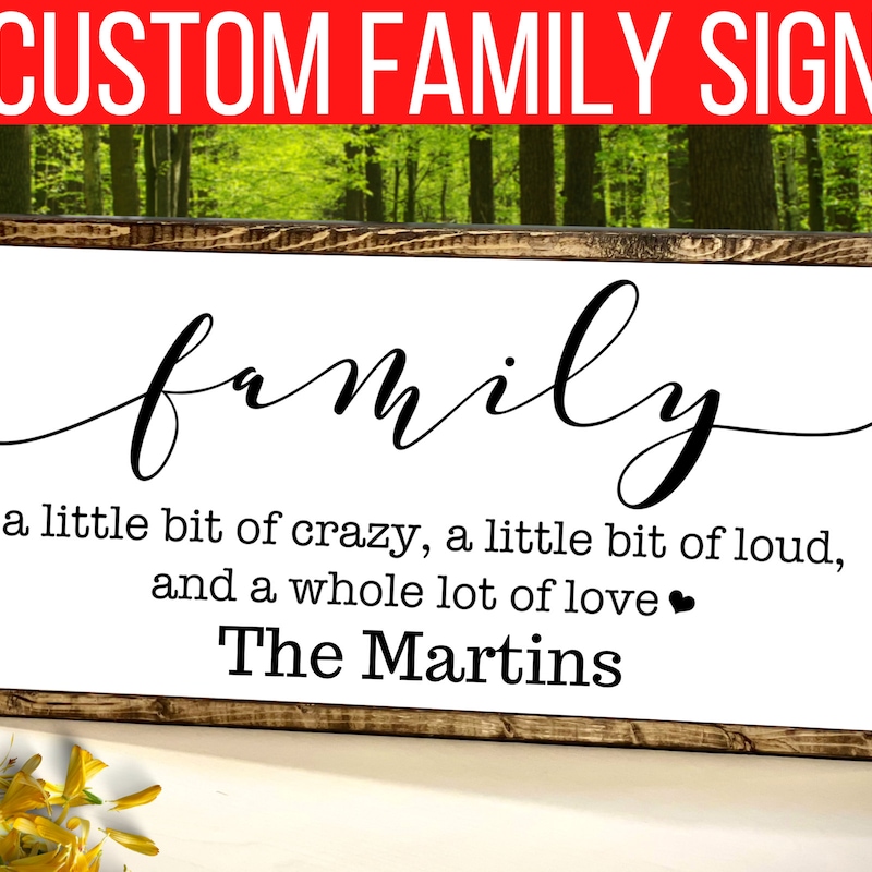 Family Signs - Etsy