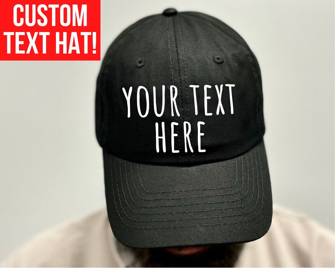 Personalized Dad Hat, Custom Text Hat, Bachelorette Party Hats ...