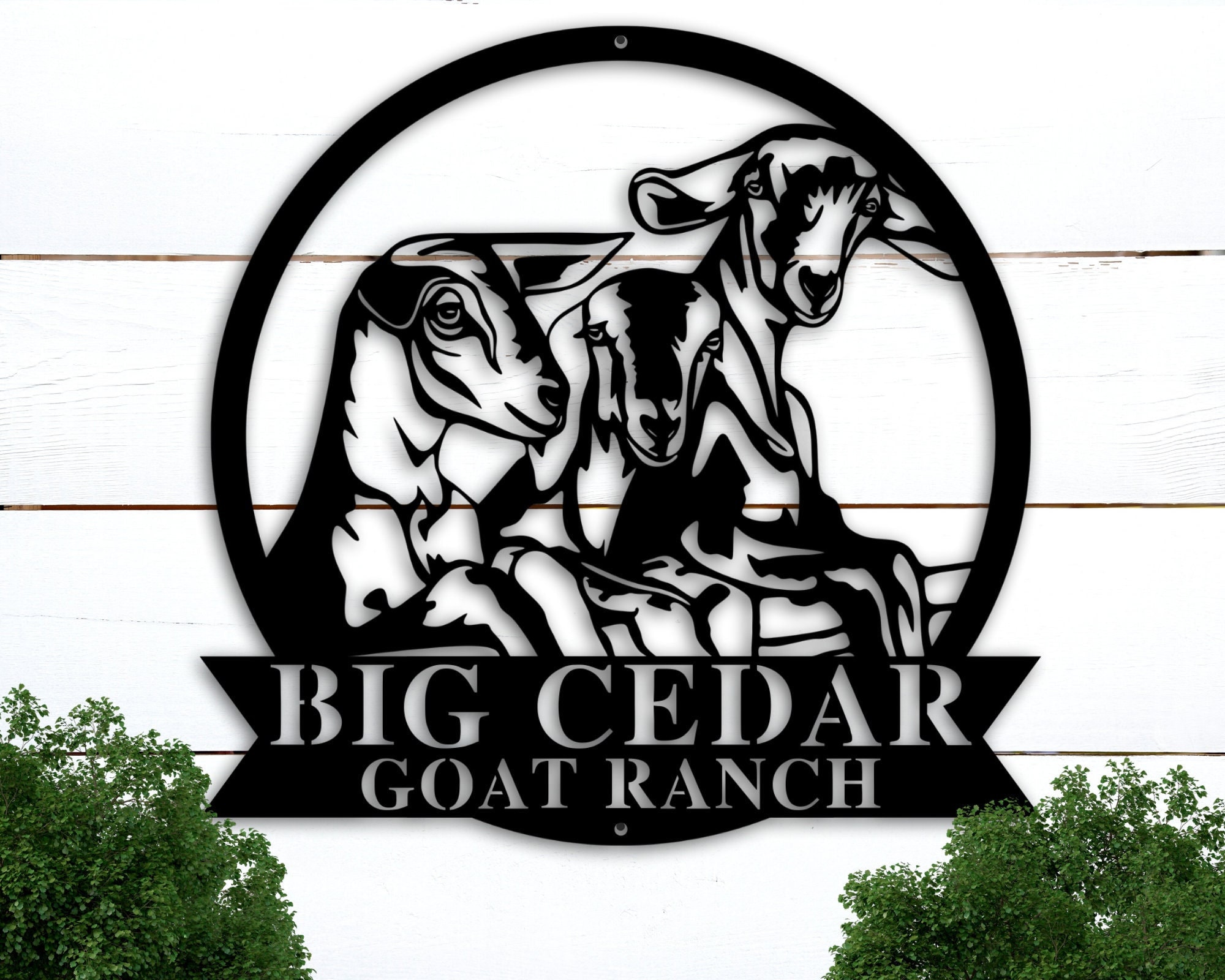 Goat Farm Sign Goat Ranch Metal Sign Custom Goat Sign Goat - Etsy