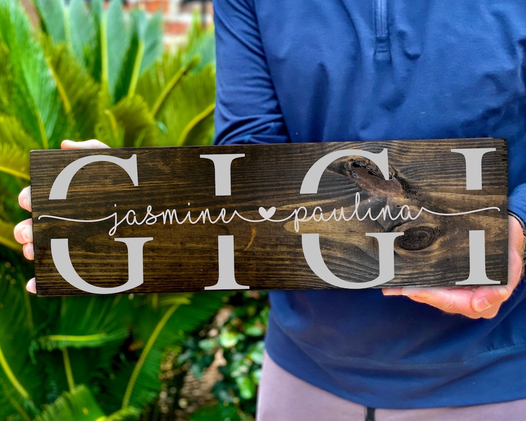 Gigi Mothers Day Gift, Gigi Sign , Gift for Gigi, Rustic Sign for ...
