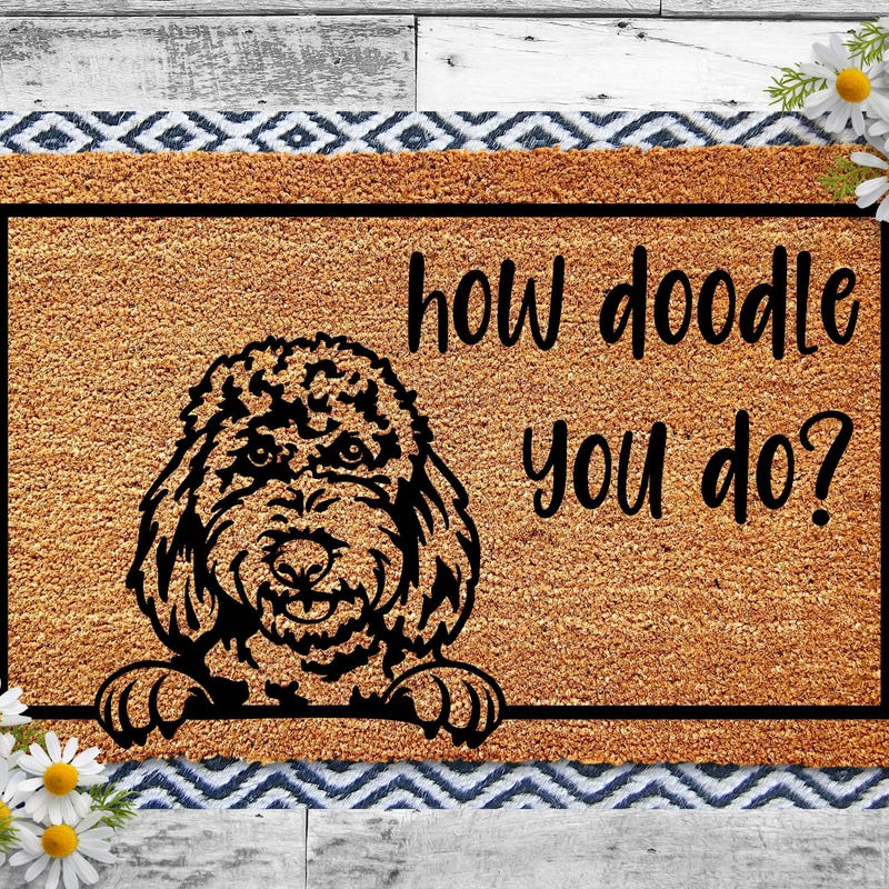 Doormat Labradoodle - Etsy