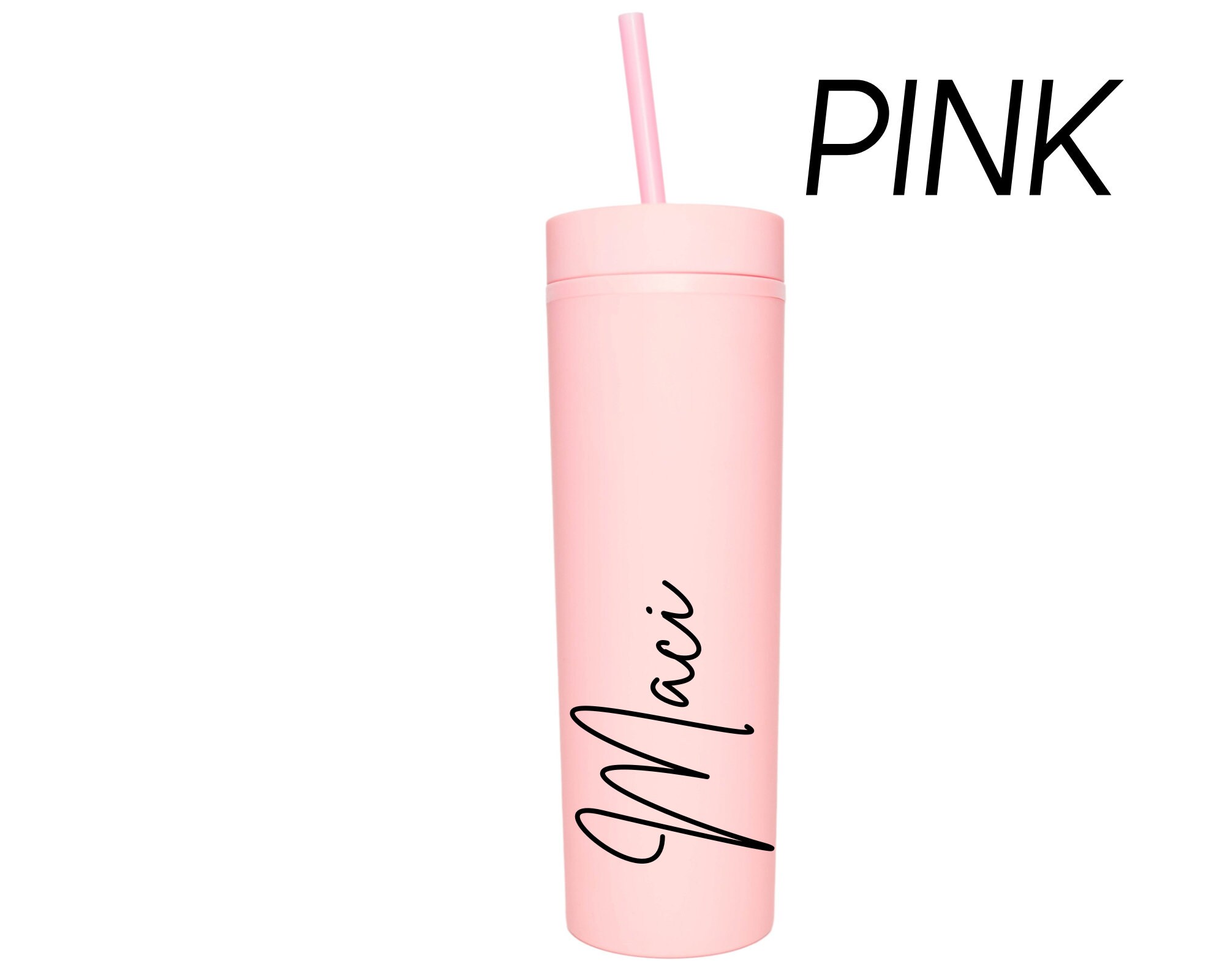 Personalized Tumbler With Straw Black Friday Sale Tumblers - Etsy