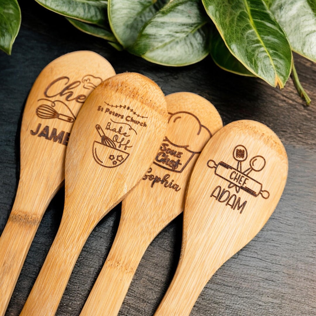 Custom Personalized Wood Spoon, Custom Engraved Wooden Spoon ...