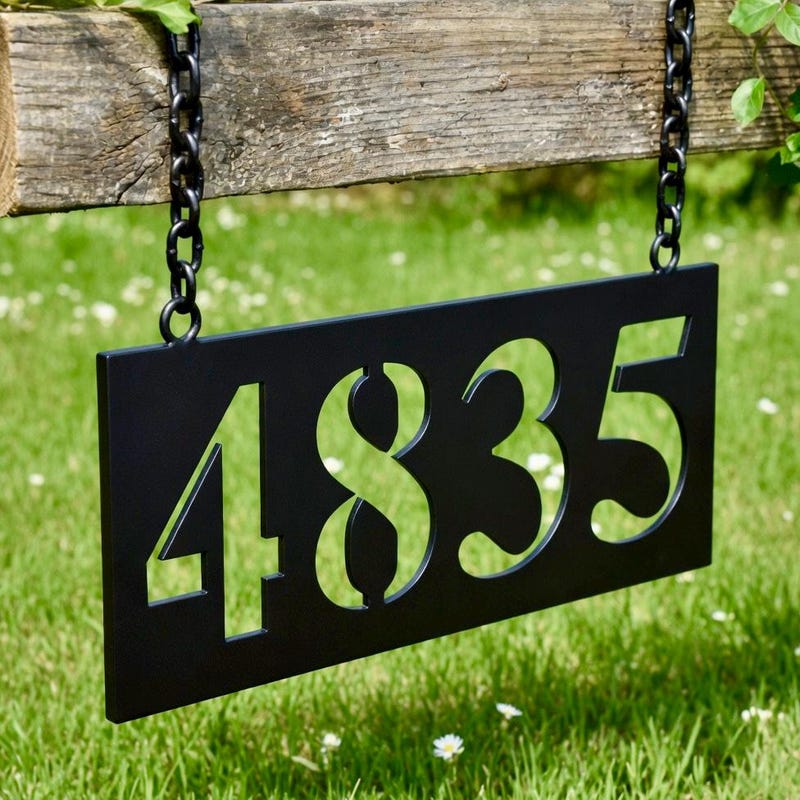 Address Sign Post - Etsy