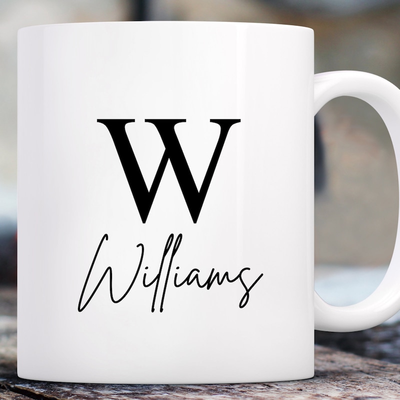 Monogram Mug - Etsy