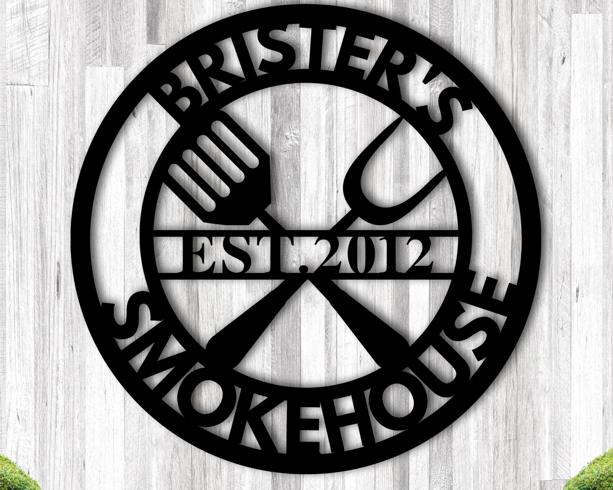 Personalized Metal BBQ Sign Outdoor Sign BBQ Grill Sign - Etsy