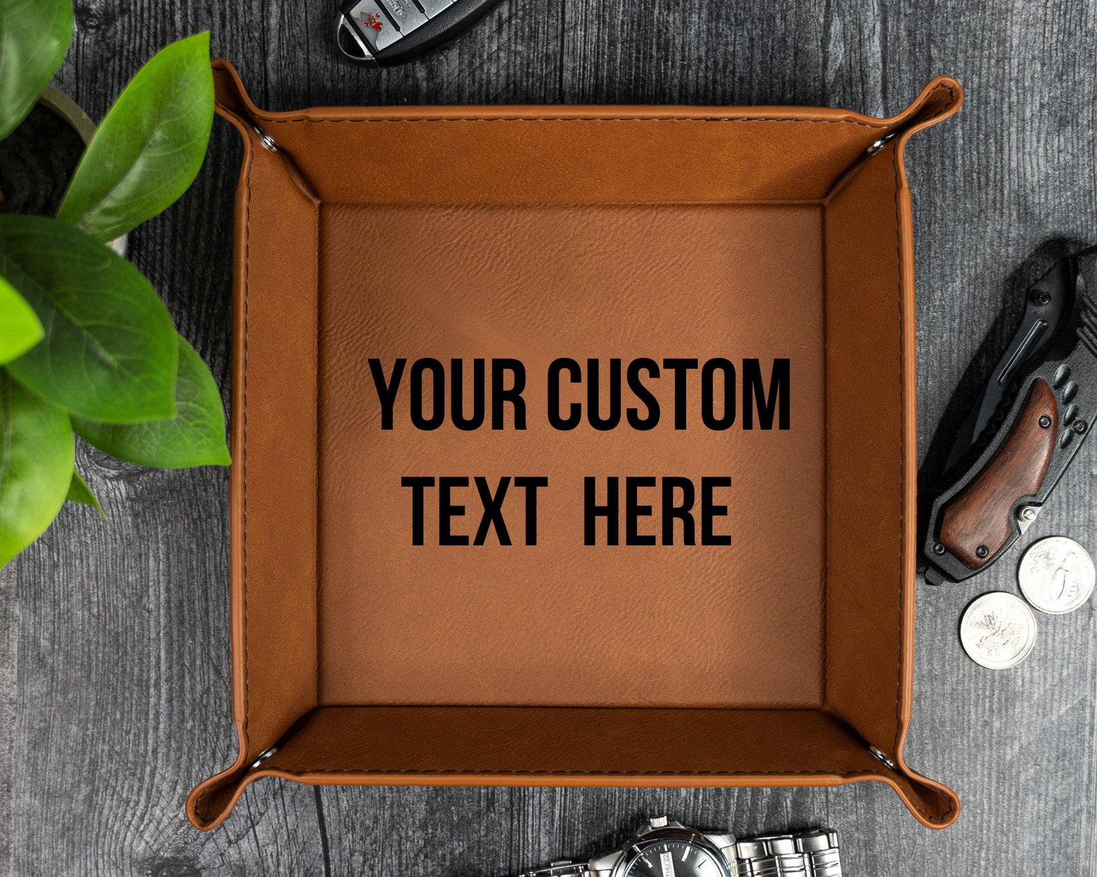 Custom Valet Tray, Catch All Table Tray, Key Tray, Remote Tray, Dice ...