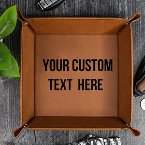 Custom Valet Tray, Catch All Table Tray, Key Tray, Remote Tray, Dice ...