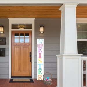 Easter Porch Sign, Easter Porch Leaners, Easter Porch Decor, Happy ...
