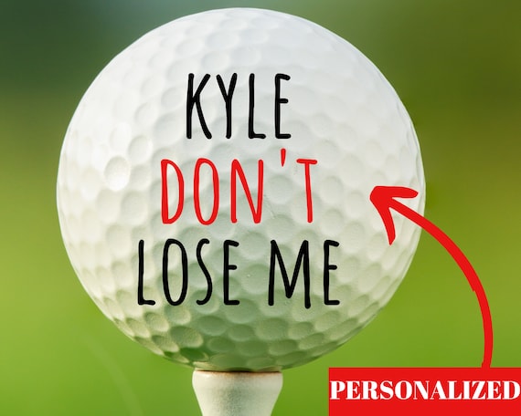 Funny Golf Ball Personalized Golf Ball Color Printed Golf - Etsy