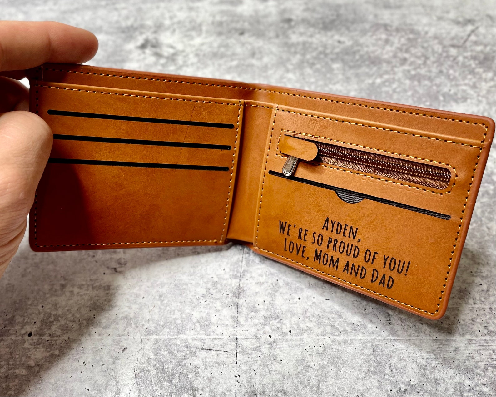 Kids Personalized Wallets, Wallet for Son, Gift From Mom to Son ...