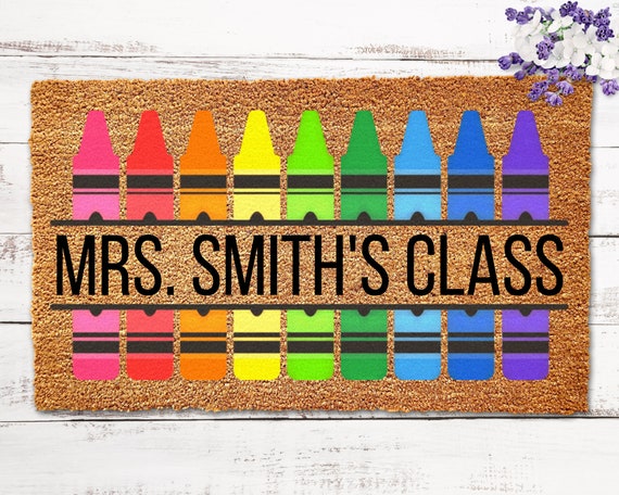 Custom Classroom Doormat Personalized Classroom Decor - Etsy