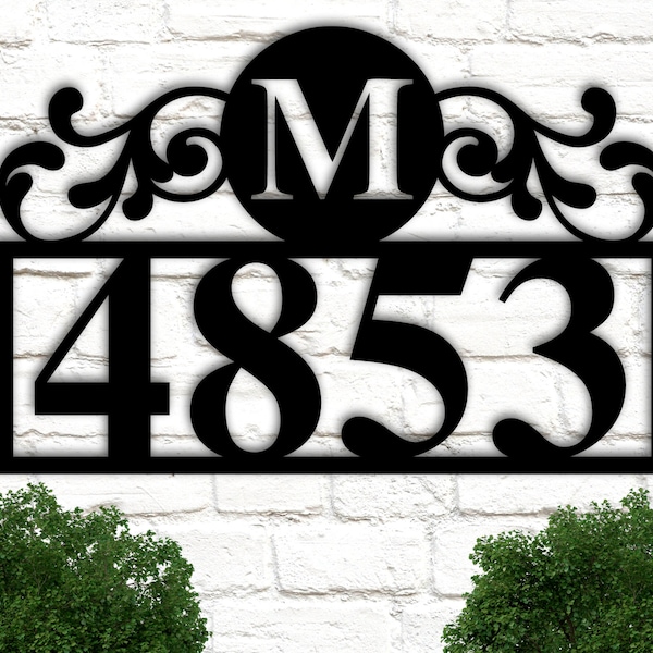 Metal Address Sign - Etsy