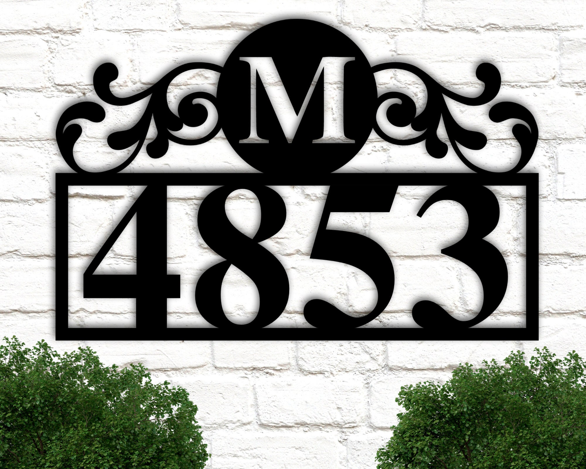 Personalized Address Sign Metal Address Sign for House Number - Etsy