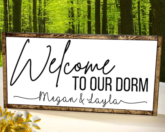 Sign for Dorm Personalized Dorm Sign Dorm Decor for College - Etsy