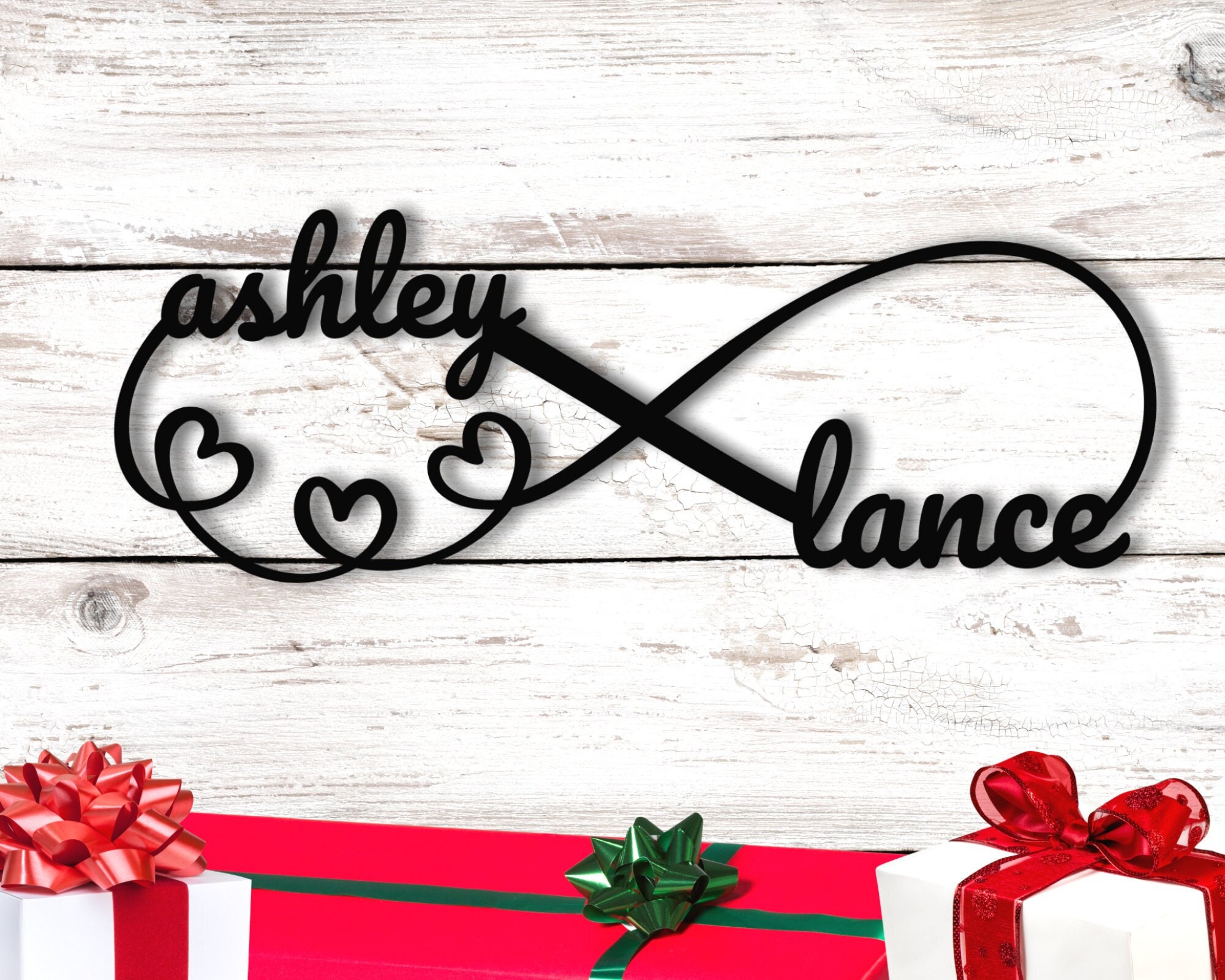 Personalized Metal Infinity Sign Infinity Name Sign Custom - Etsy