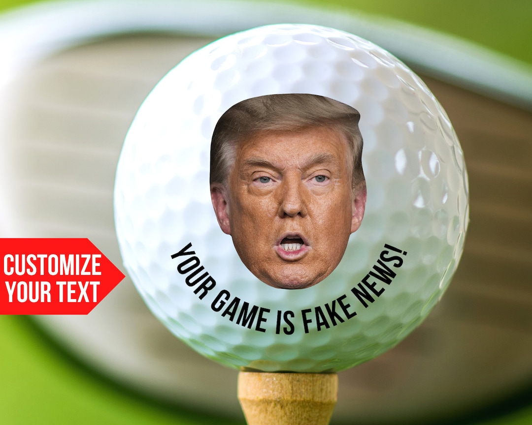 Custom Donald Trump Golf Balls, Funny Joe Biden Golf Ball, Funny ...