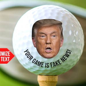 Custom Donald Trump Golf Balls, Funny Joe Biden Golf Ball, Funny ...