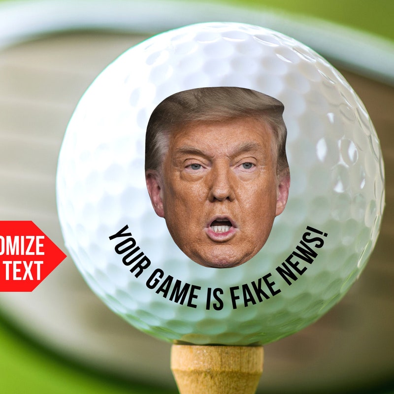 Donald Trump Golf Ball - Etsy