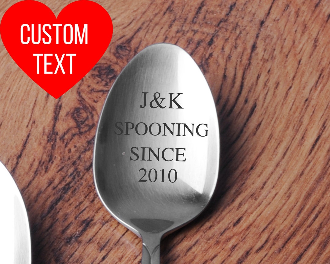 Spooning Since-your Initials and Date-anniversary-valentine’s Day ...