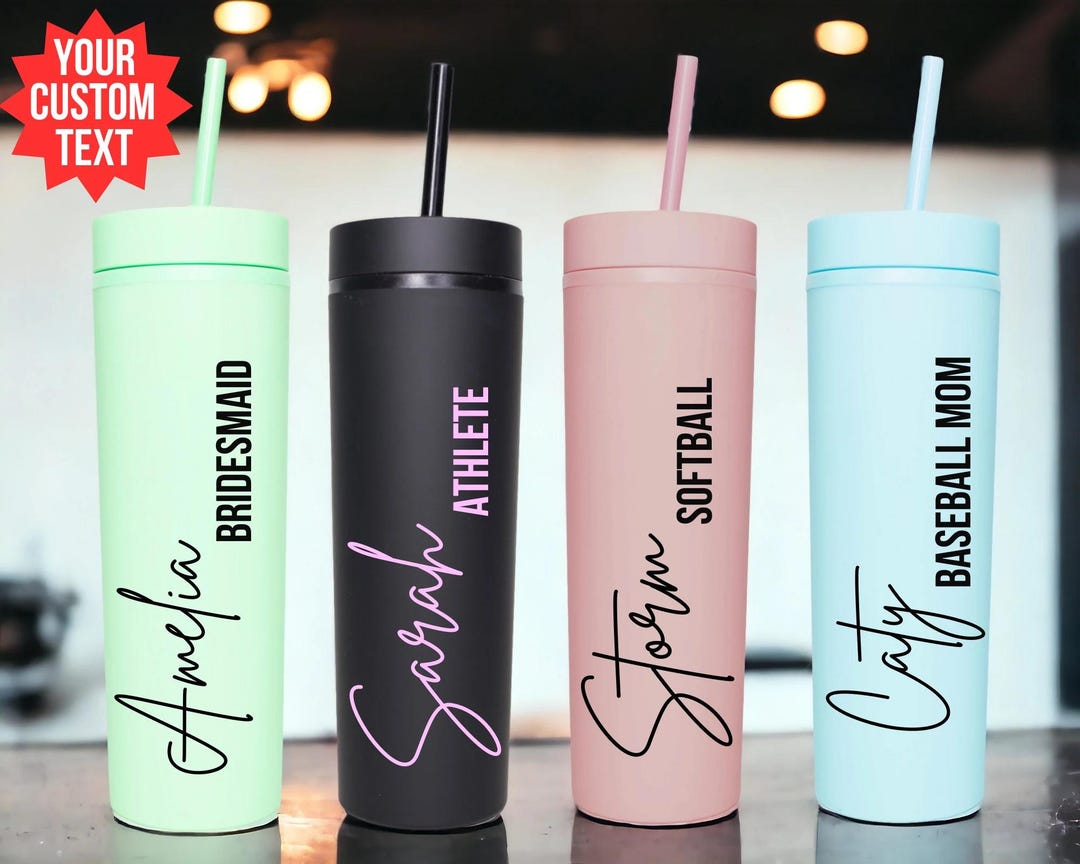 Personalized Tumbler, Custom Gifts, Personalized Gifts, Name Cups, With ...