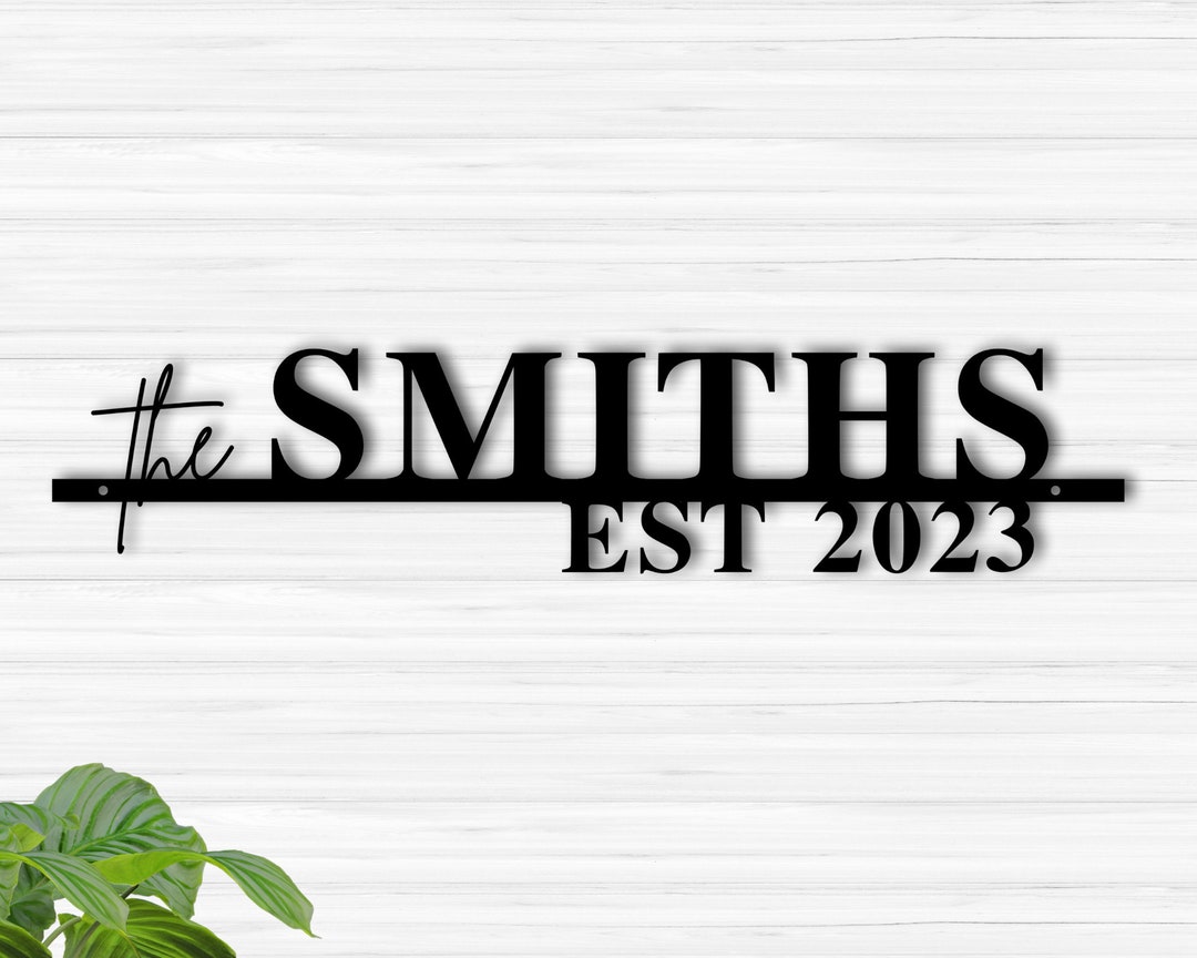Personalized Family Name Metal Sign Last Name Plaque Custom Name Sign personalized-family-name-metal-sign-last-name-plaque-custom-name-sign
