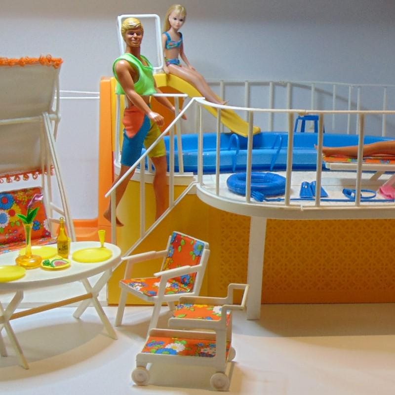 Vintage Barbie Pool - Etsy