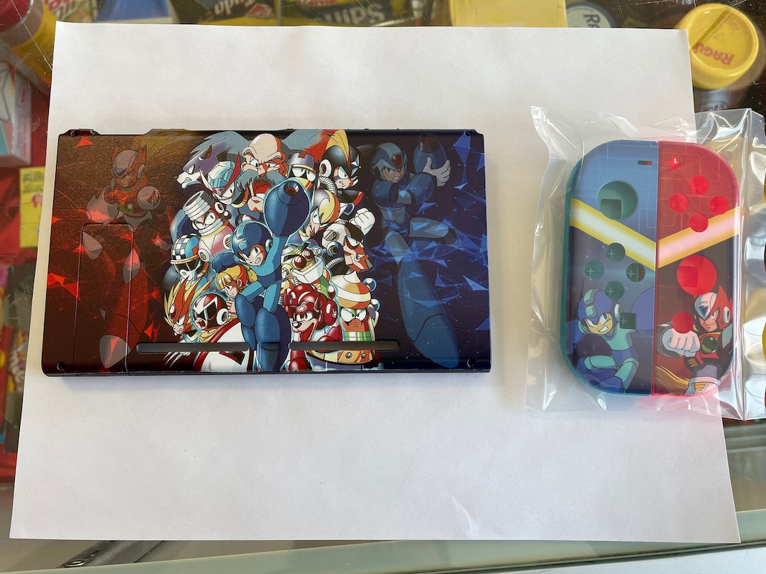 Custom Uv Printed Megaman Nintendo Switch Shell and Joycon Shells. - Etsy