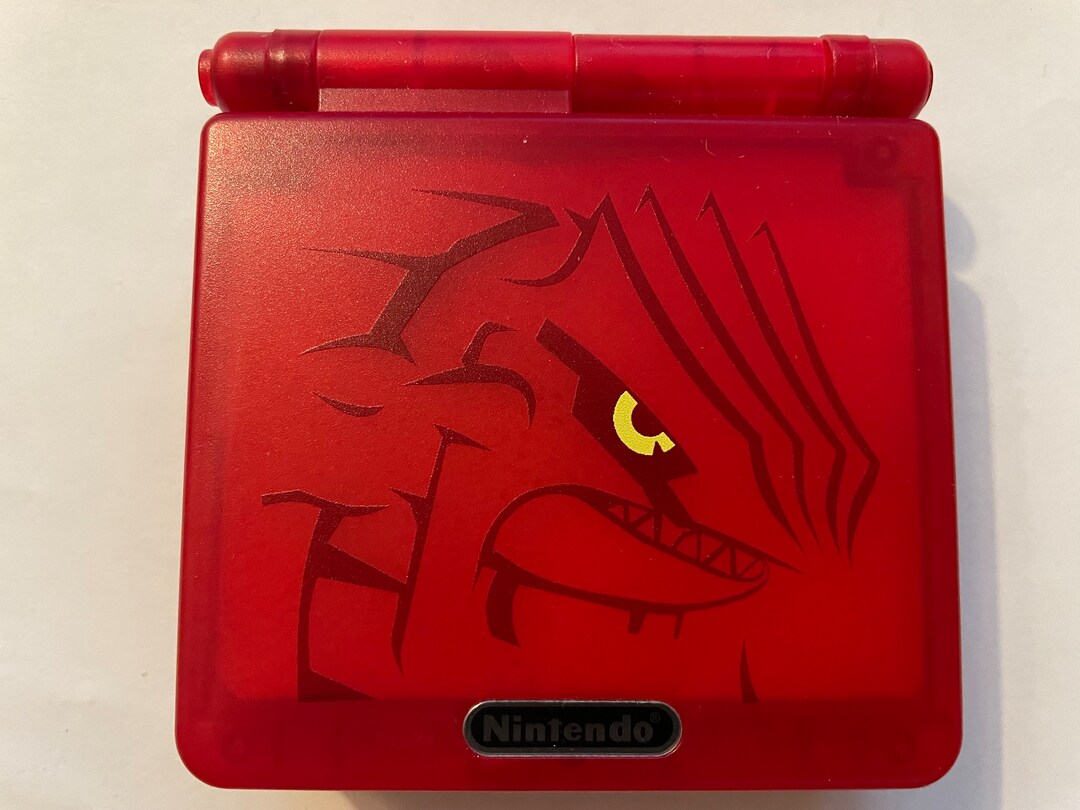 Pokemon Custom Uv Printed Gameboy Advance Sp - Etsy