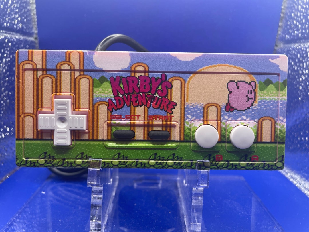 Custom Uv Printed Kirby Nes Controller - Etsy