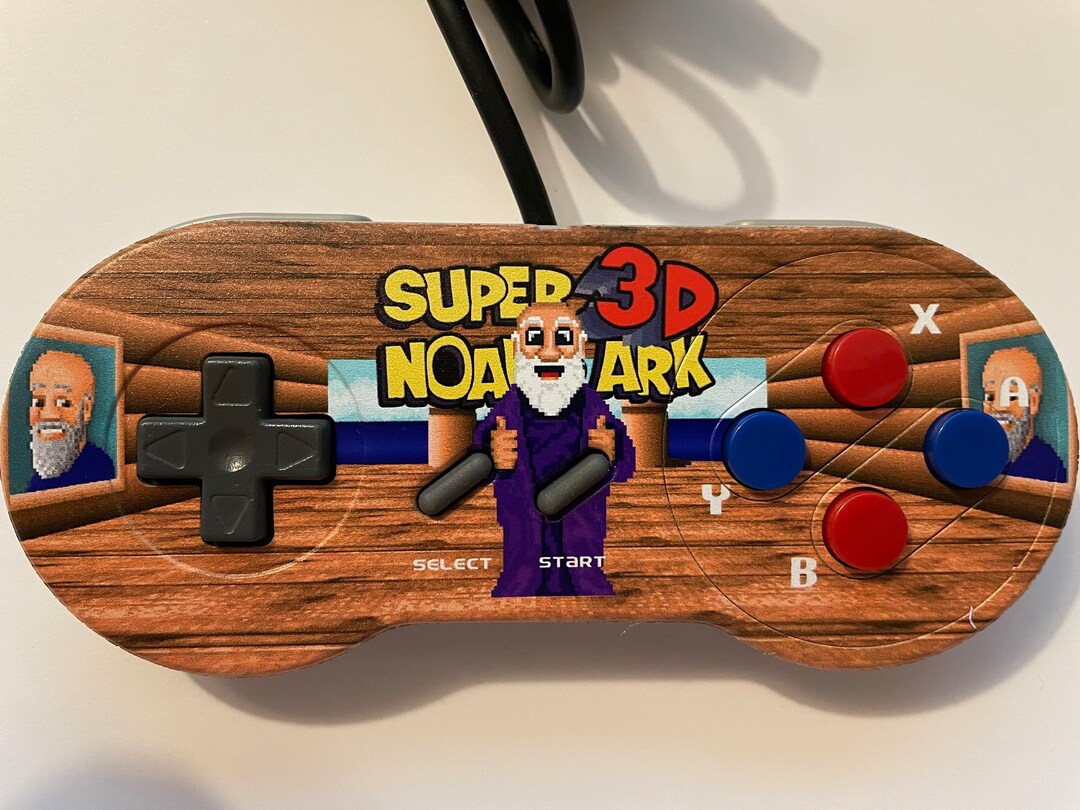 Custom Uv Printed Noahs Arc 3d Sfc/snes Controller - Etsy