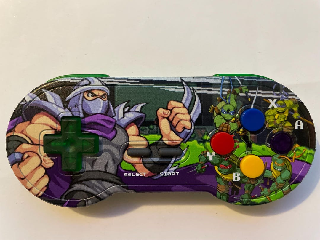 Custom Uv Printed TMNT Wireless Snes Controller - Etsy