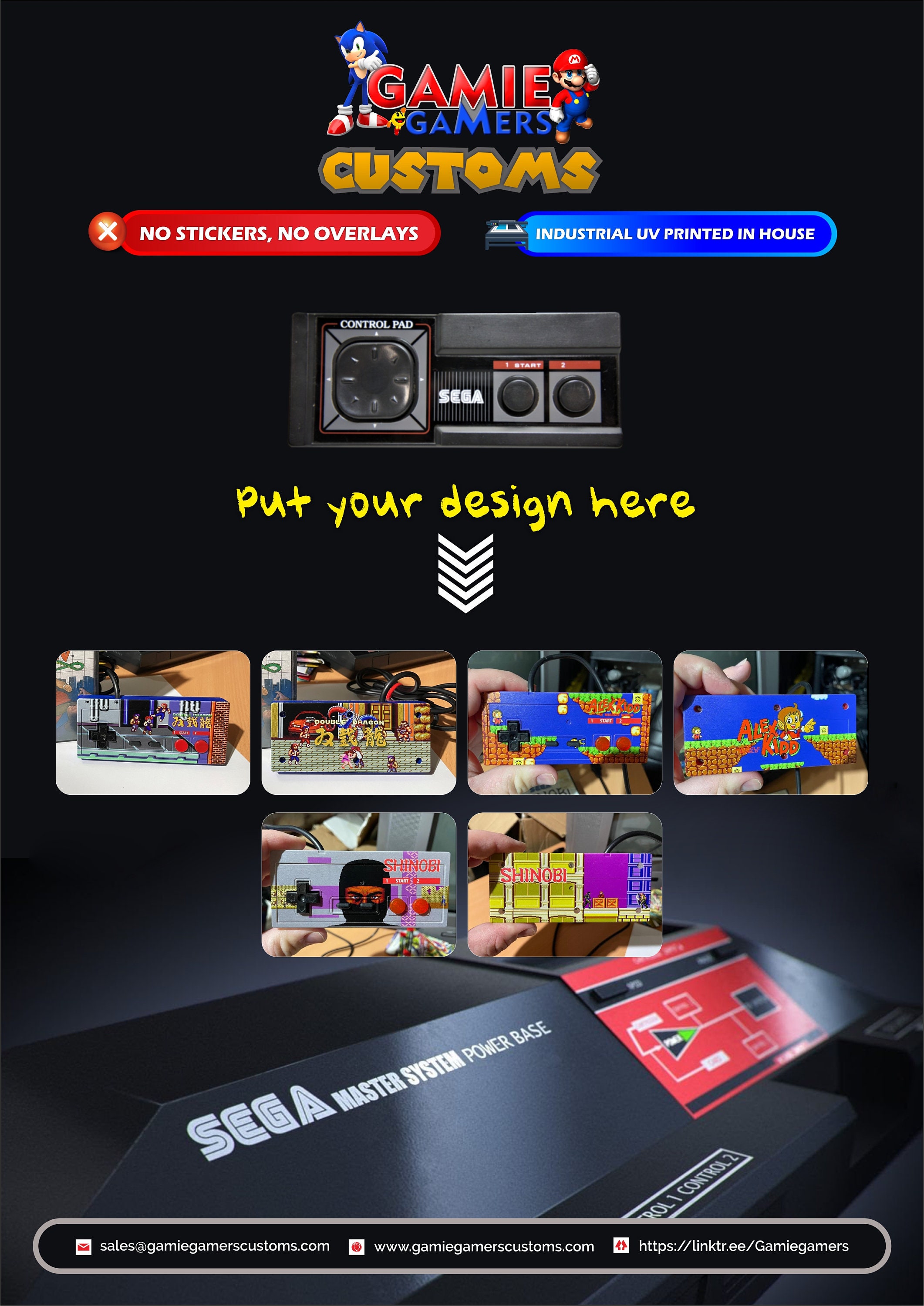 Custom Sega Master System Controllers - Etsy