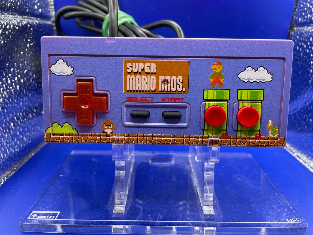 Custom Uv Printed Mario Nes Controller - Etsy