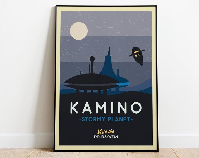 Star Wars Planet Poster, Star Wars Galaxy Posters, Star Wars Planet ...