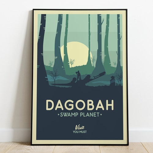 Star Wars Dagobah Swamp Planet Poster Star Wars Galaxy - Etsy