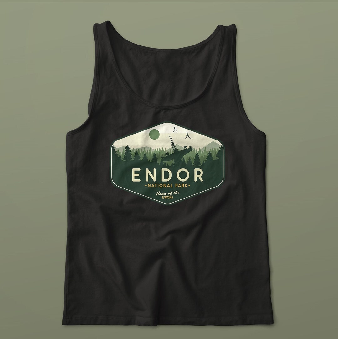 Star Wars Tank Top, Endor National Park Tank Top, Unisex Tank Top, Star ...