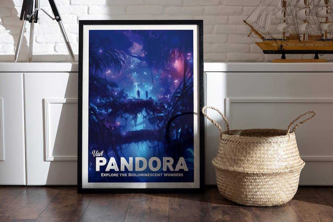 Avatar Pandora Travel Poster: Bioluminescent Wonders Art Print - Etsy
